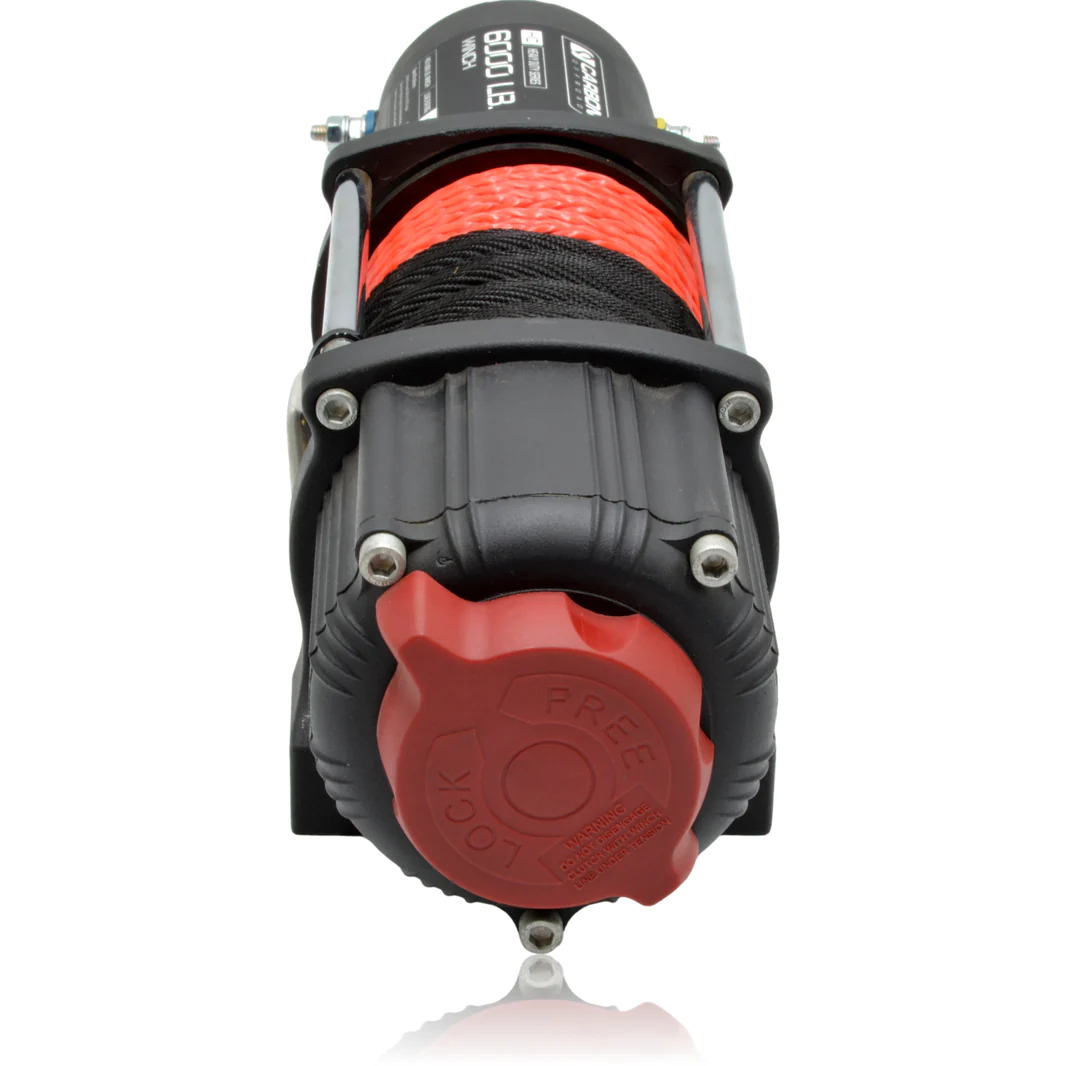 Carbon Offroad Tank 6000lb Winch Kit 12V