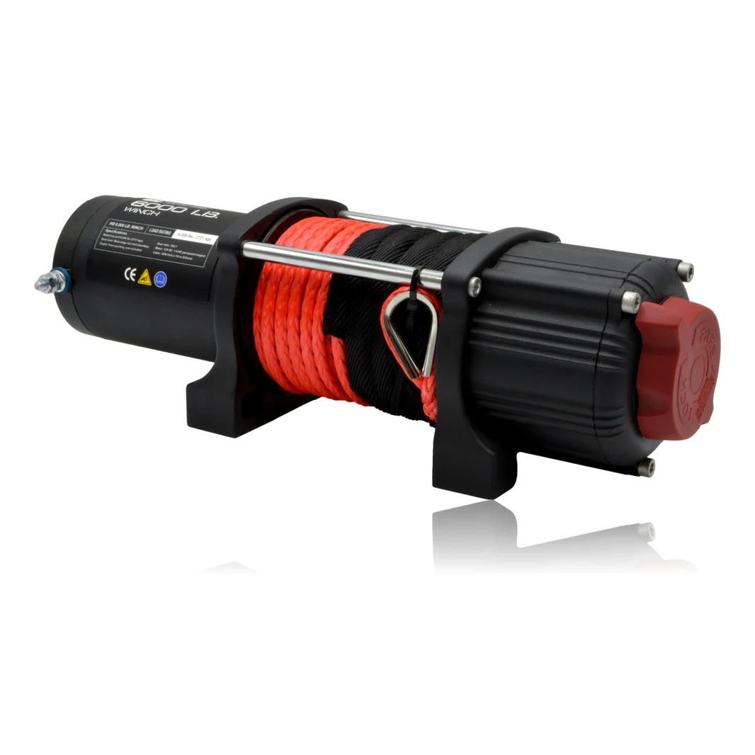Carbon Offroad Tank 6000lb Winch Kit 12V